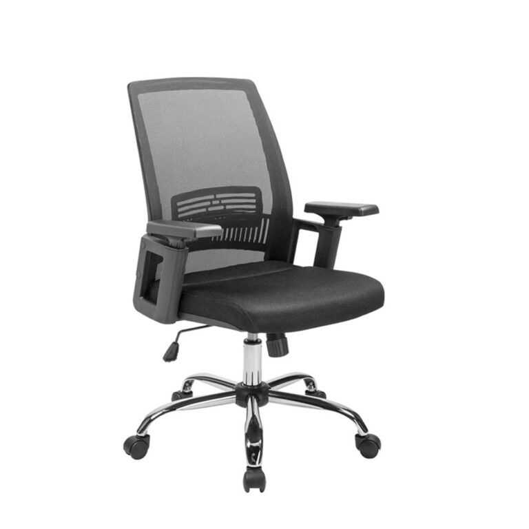 Ergodynamic EMC-165NH Mid Back Mesh Chair with Lumbar Support ...