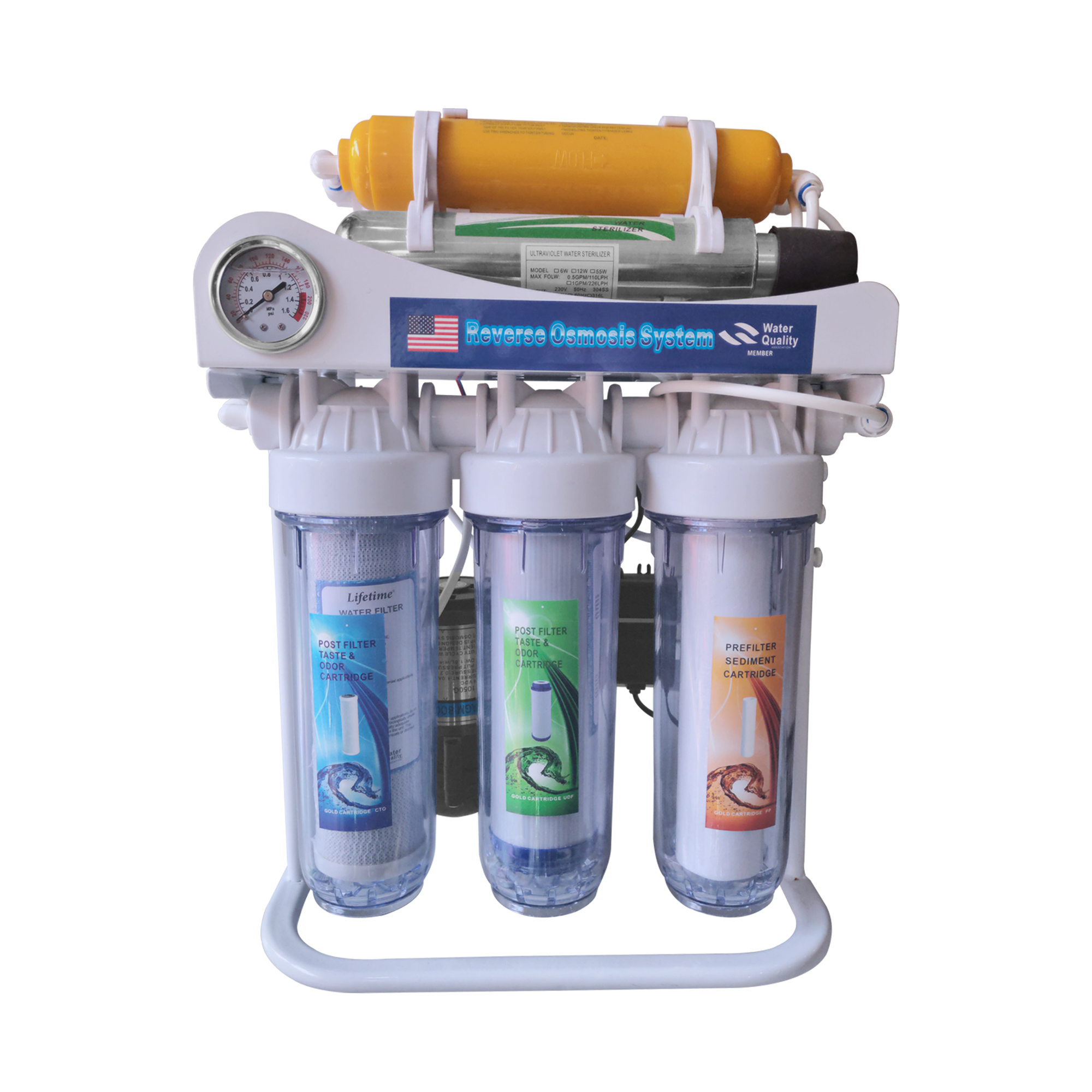 LIFETIME LWP-MRO5S 5 STAGE MINERAL WATER PURIFIER REVERSE OSMOSIS ...