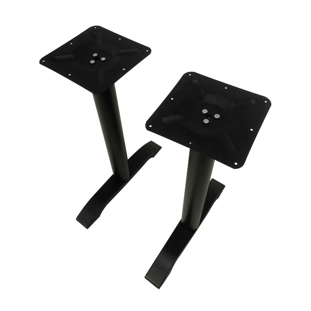 Sumo TS-55REC2 2 legged Cast Iron Rectangular Table Stand 43x43cm ...