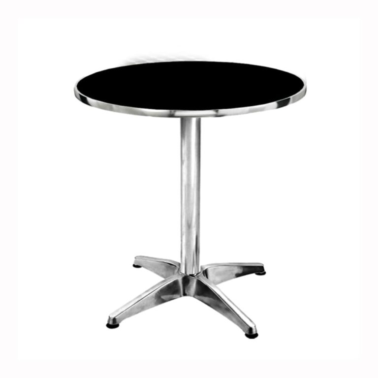 Sumo AT-60R Stainless Steel Top Aluminum Round Pantry Table 60cm Top ...